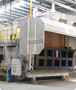 Reverberatory Holding Furnace for Aluminium